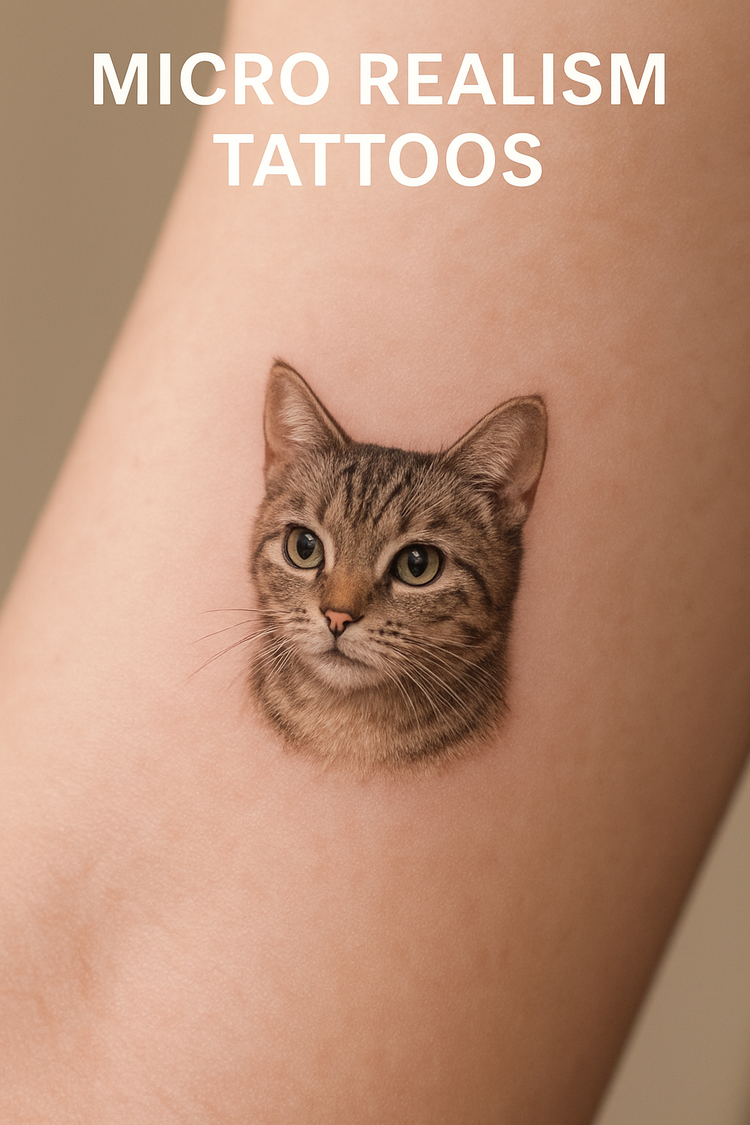 Micro Realism Tattoos: Tiny yet Detailed Pet Portraits & More – The ...